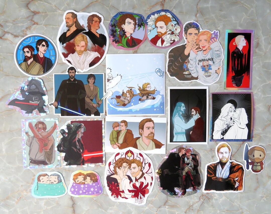 OBIKIN QUIOBI Star Wars Anakin Skywalker Obi-wan Kenobi Qui-gon Jinn ...