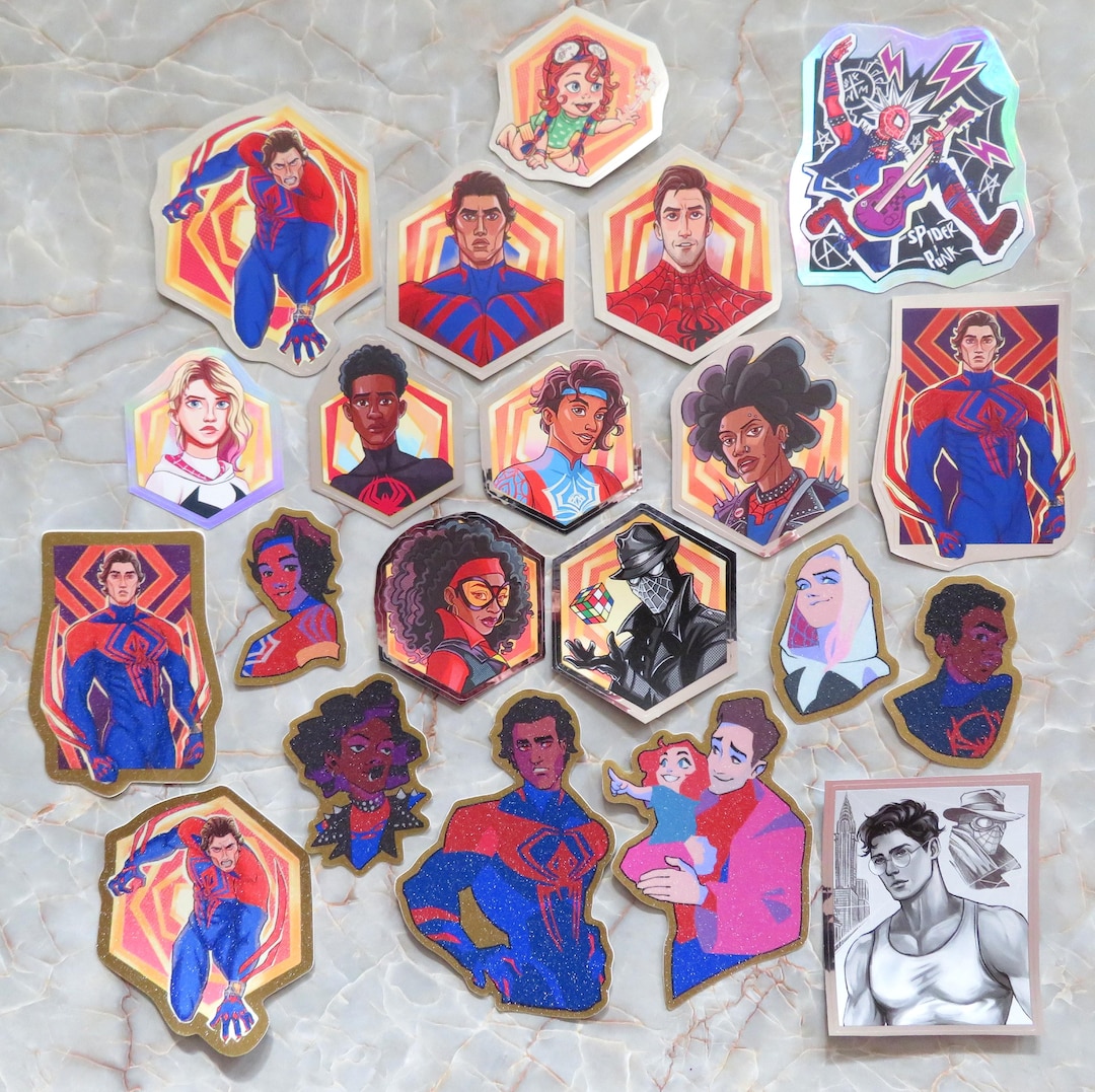 Spider-man: Spider-verse Miguel Lyla Peter B. Parker Mayday Miles ...