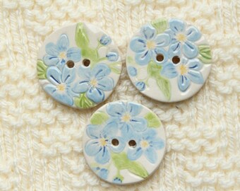 Hand Painted Buttons | Etsy