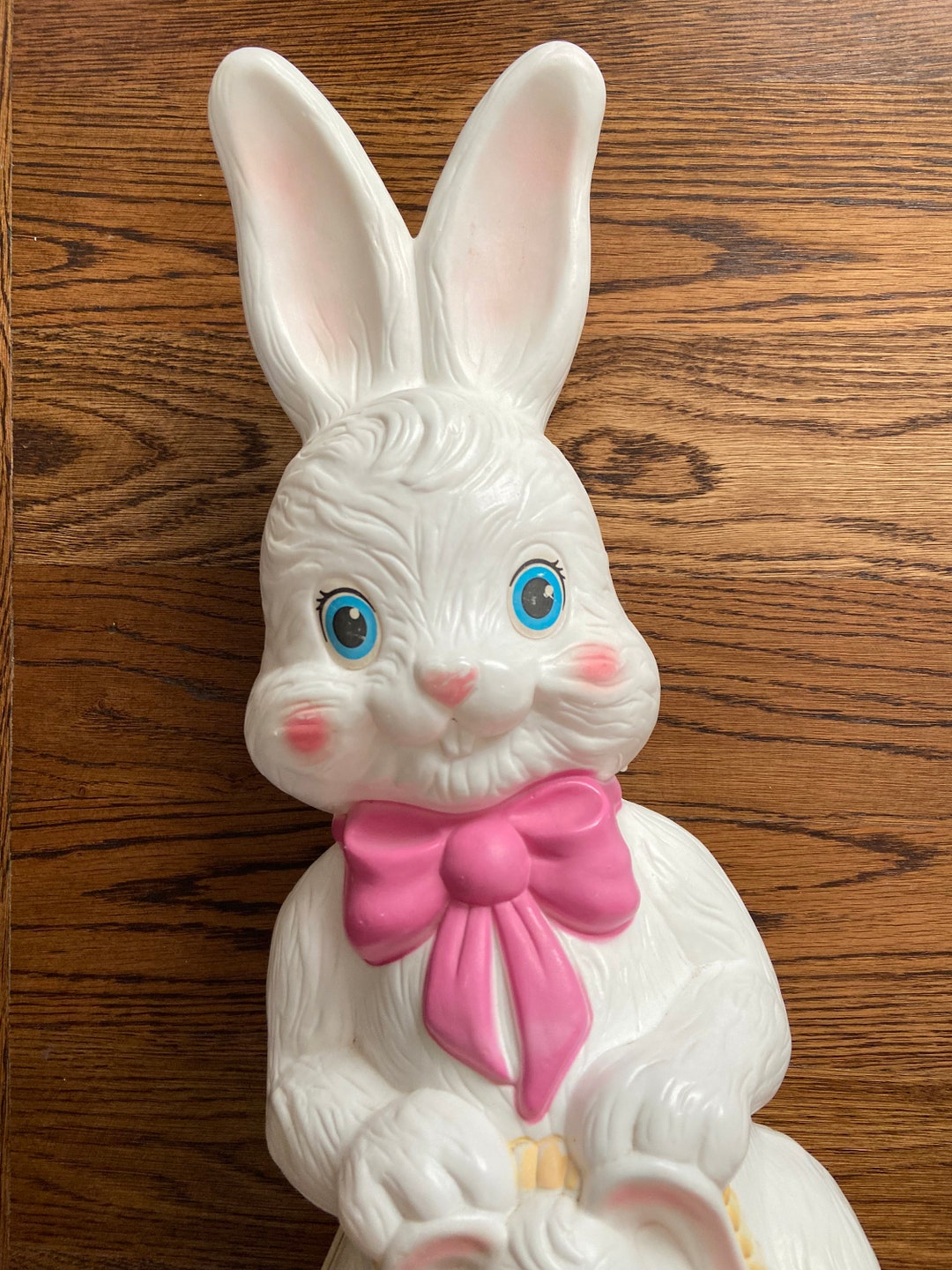 Vintage 90s Easter Bunny Blow Mold /easter Basket /empire 1995 / Easter ...