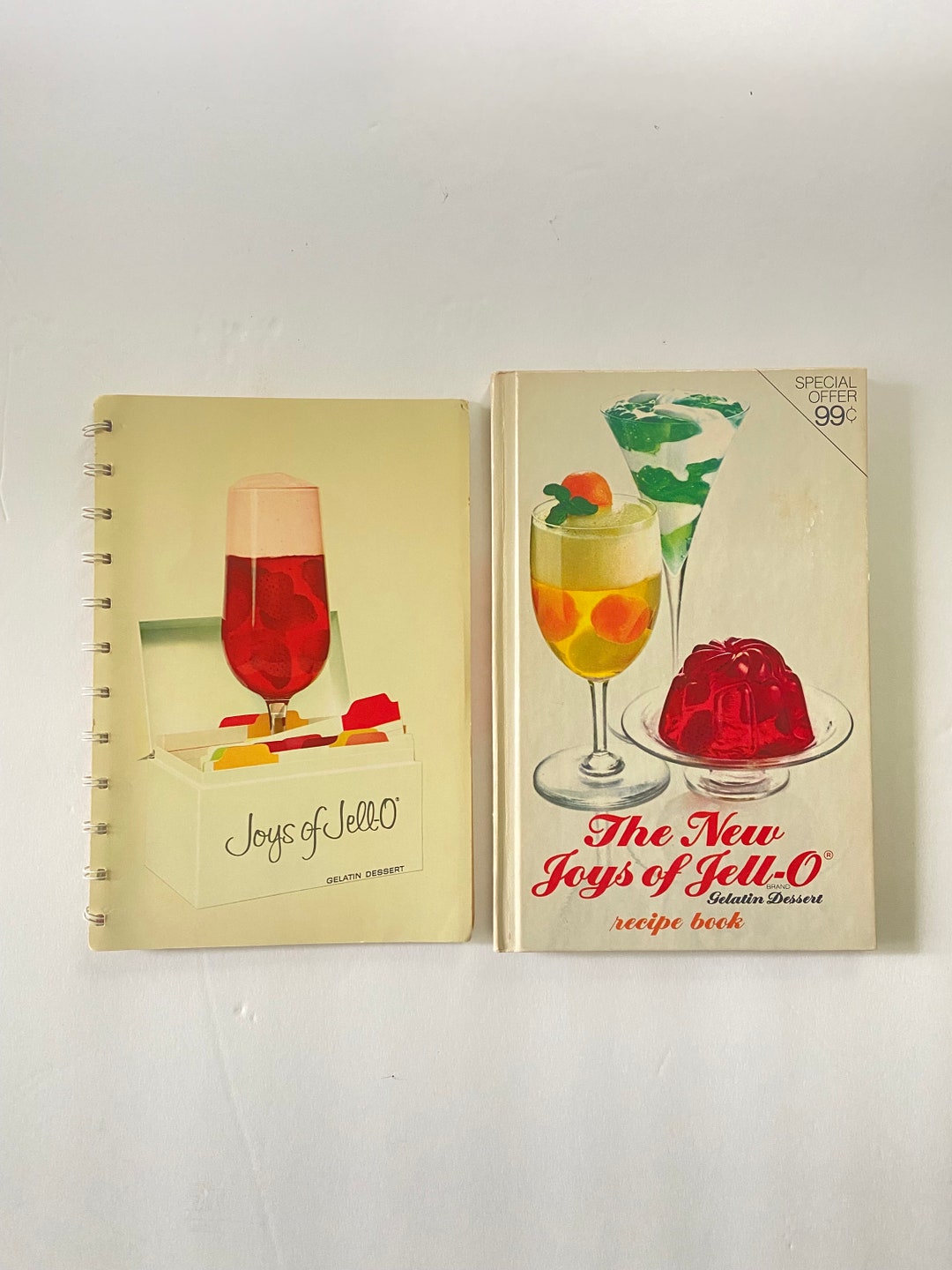 Vintage 70s Jell-o Books / Set of Two / Jello Cookbook / Vintage ...