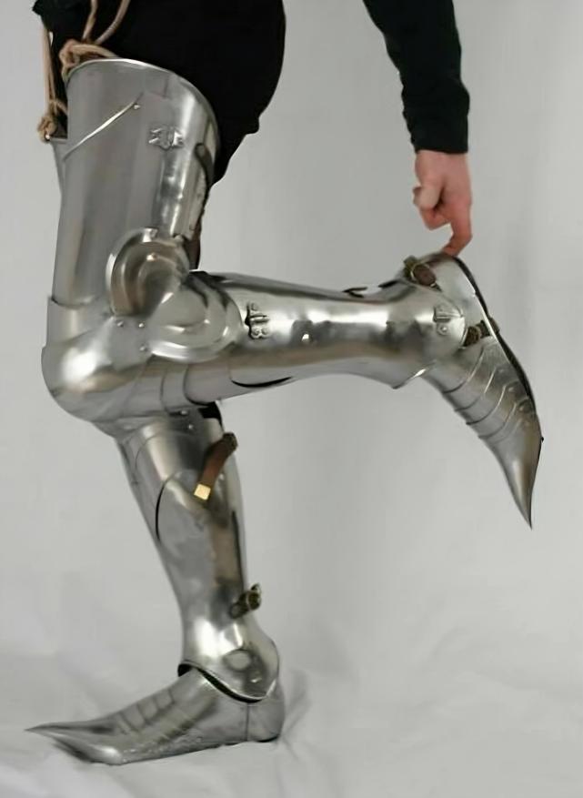 18 Gauge Steel Medieval Full Leg Armor Set, Cosplay Knight Sabatons - Etsy