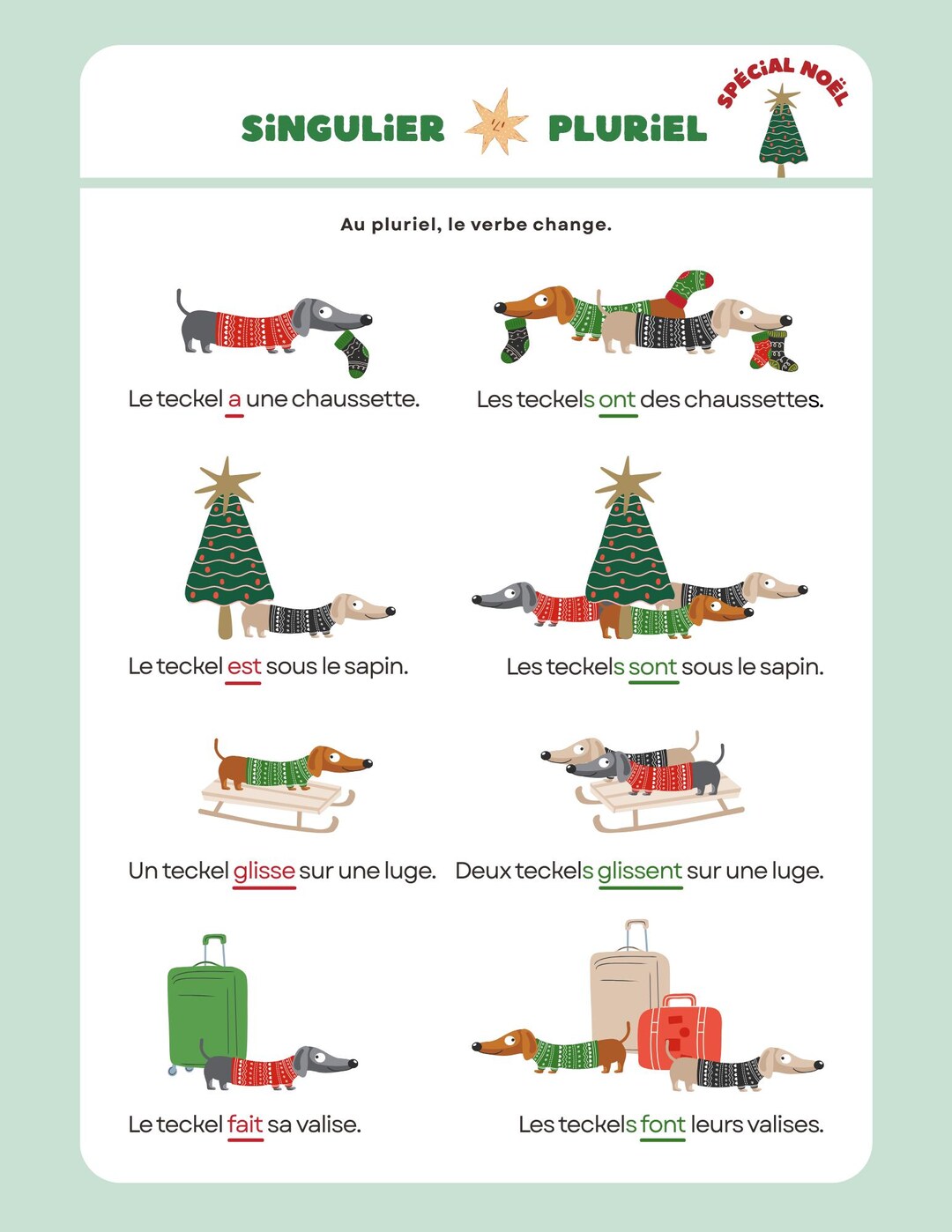 French Activities – Homophones, Adjectives & Noun Phrases | Dachshunds ...