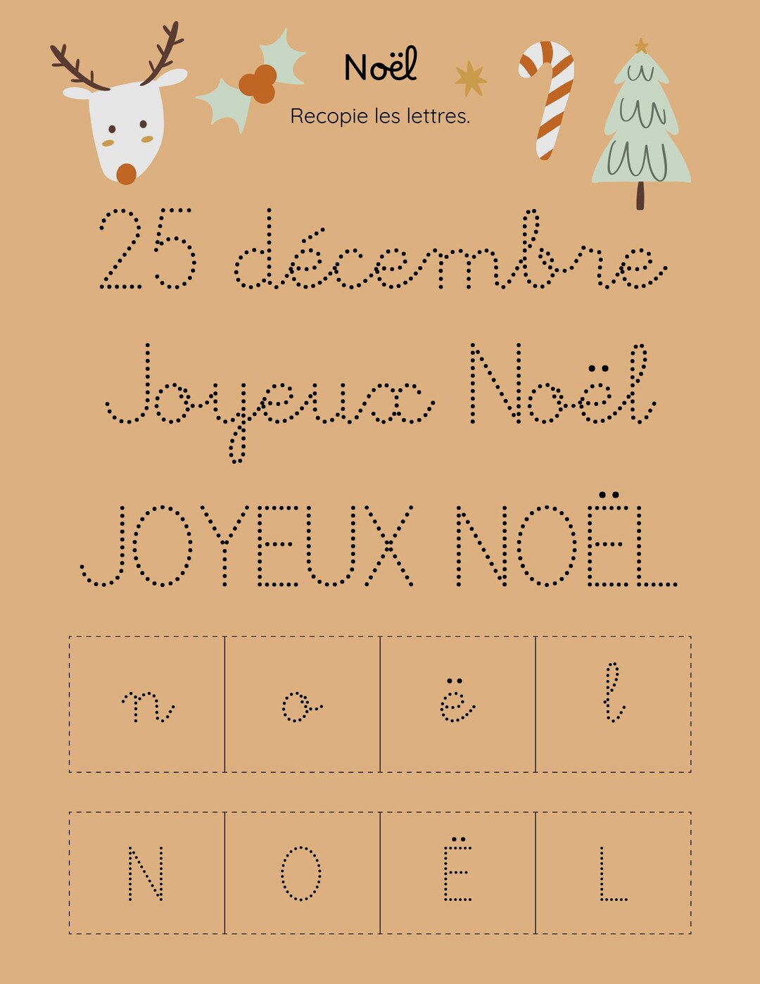 Educational Poster - Christmas Activity - Etsy