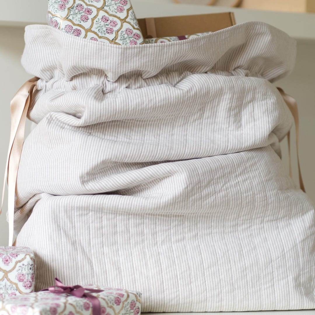 Christmas Sack Sewing Pattern (PDF & Video Tutorial) | Santa Gift Bag ...