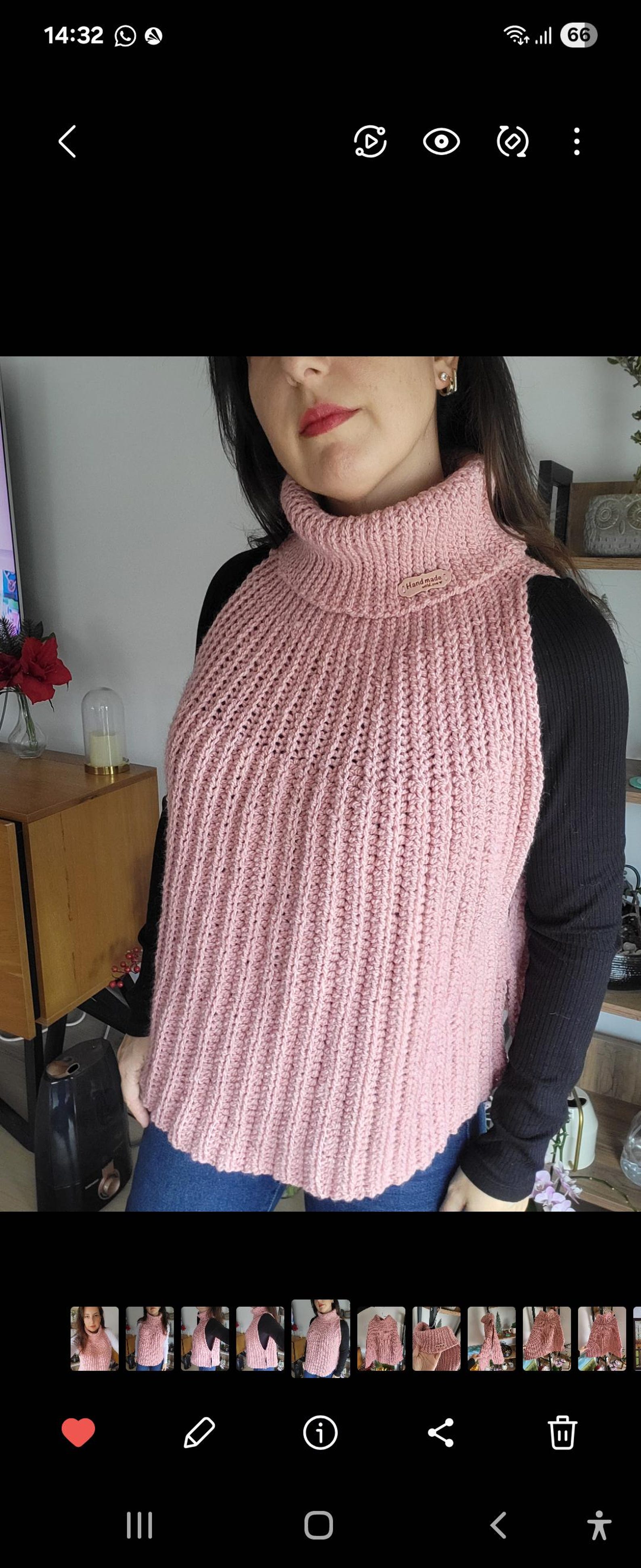 Free Arm Poncho – Sleeveless Crochet Poncho With Turtleneck - Etsy