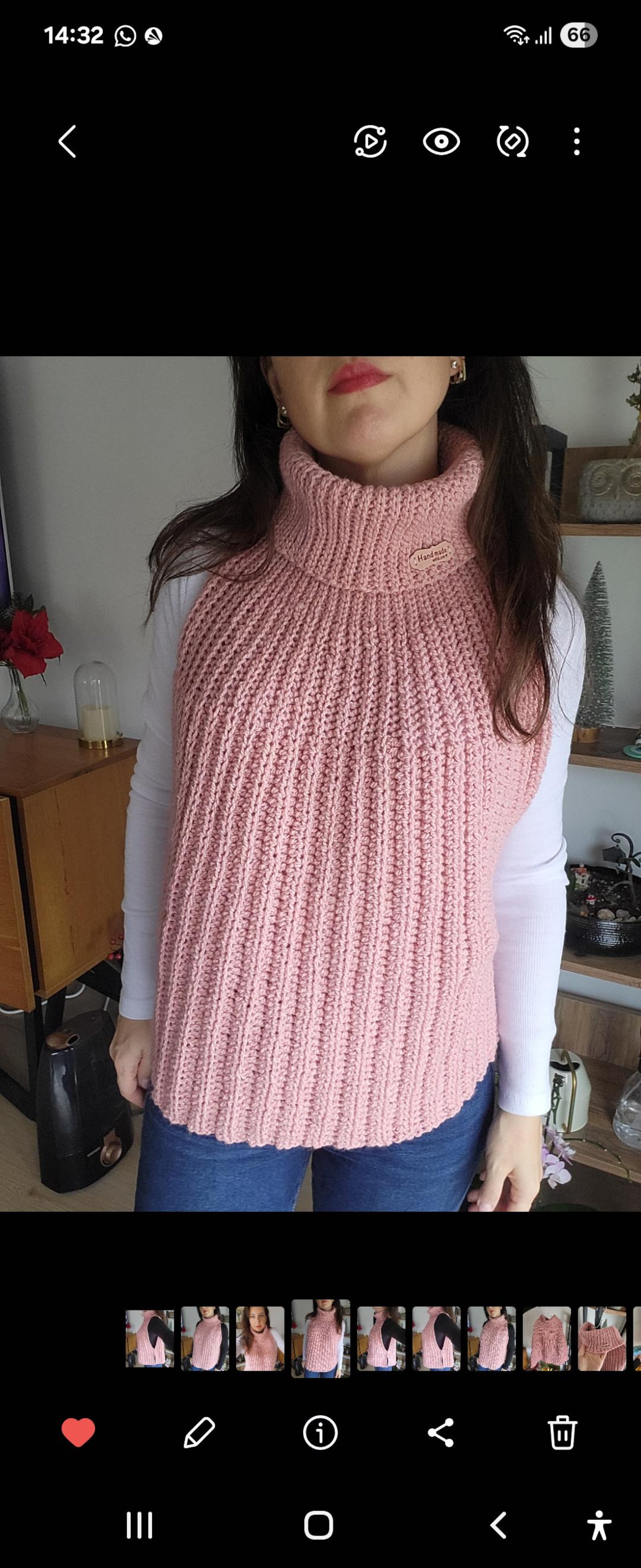 Free Arm Poncho – Sleeveless Crochet Poncho With Turtleneck - Etsy