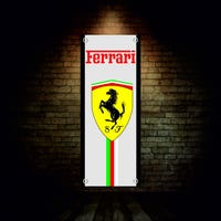 Ferrari Logo Vinyl Banner - Garage, Office, Showroom Decor - Etsy