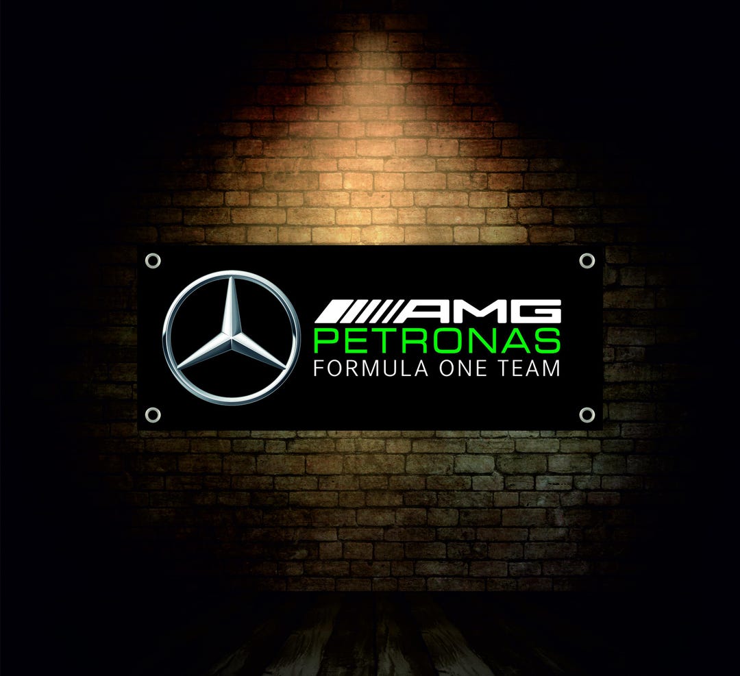 Mercedes Logo Vinyl Banner - Garage, Office, Showroom Decor - Etsy