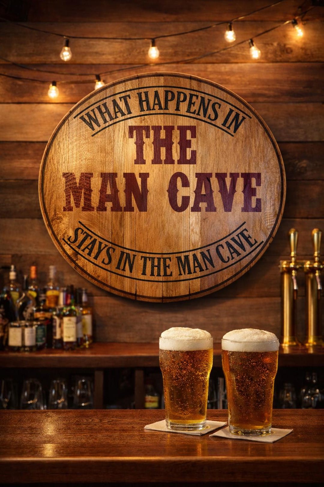 Personalized Bourbon Barrel Lids. Home Signs for Bar, Man Cave, Wedding ...