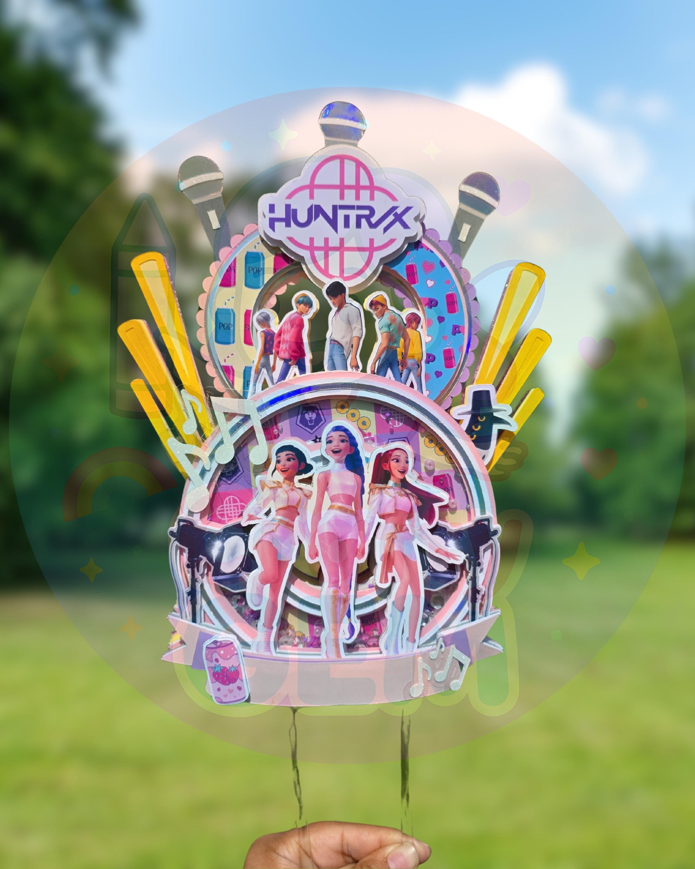 Kpop Demon Hunters Cake Topper, Huntrix Kpop Birthday Toppers, Huntrix ...