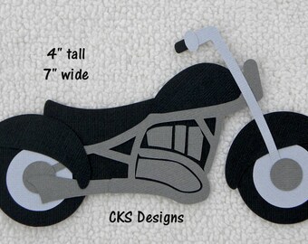 Motorcycle Die Cut | Etsy