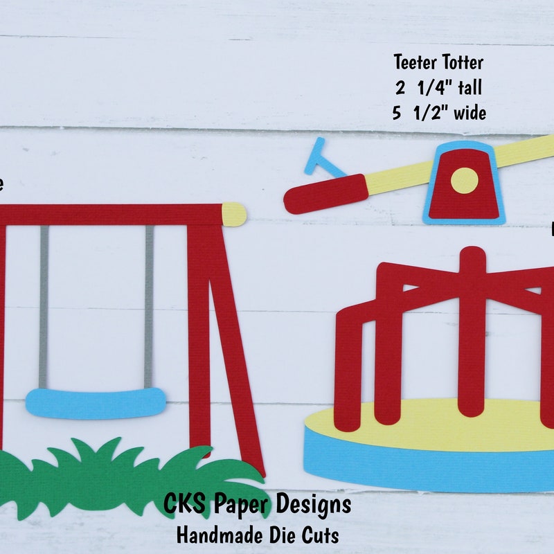 Playground Scrapbook Page - Etsy