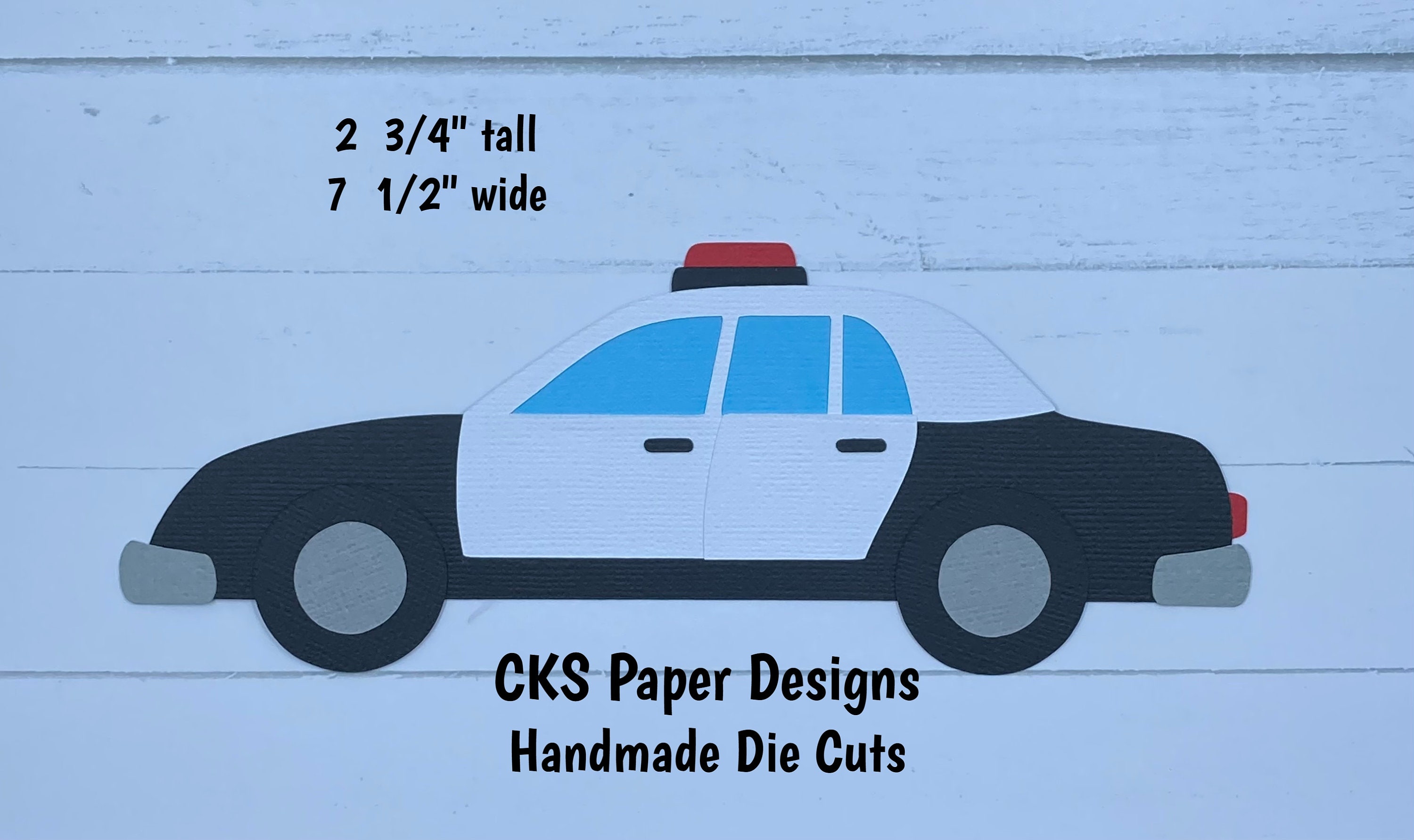 Papercraft Police Car