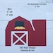 Handmade Paper Die Cut Farm BARN & SILO Scrapbook Page Embellishment ...