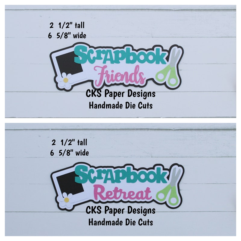 Scrapbooking Titles - Etsy