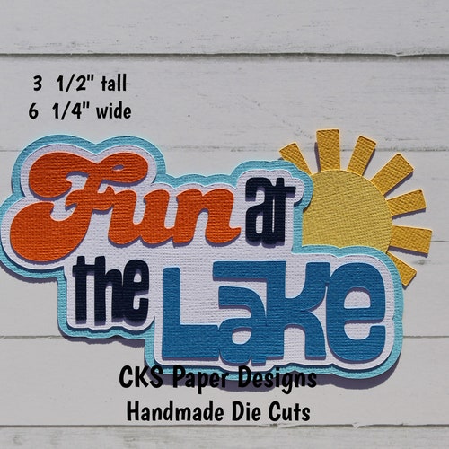 HAWAII Die Cut Title Scrapbook Page Paper Piece Piecing - Etsy