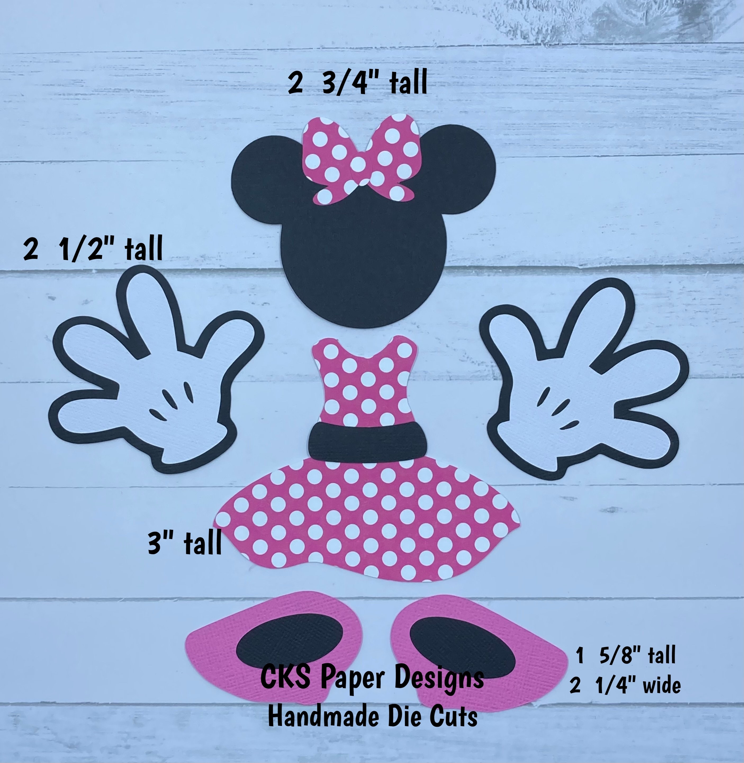 Minnie Mouse Hands Pattern Hallmark Resin Figural Minnie Mouse Hands