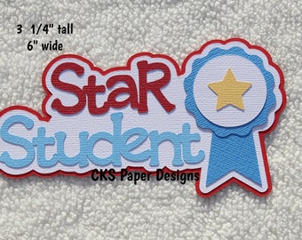 Star Student Card - Etsy