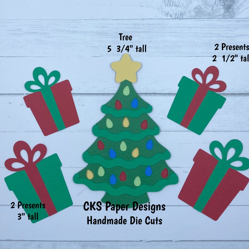 Christmas Die Cuts - Etsy