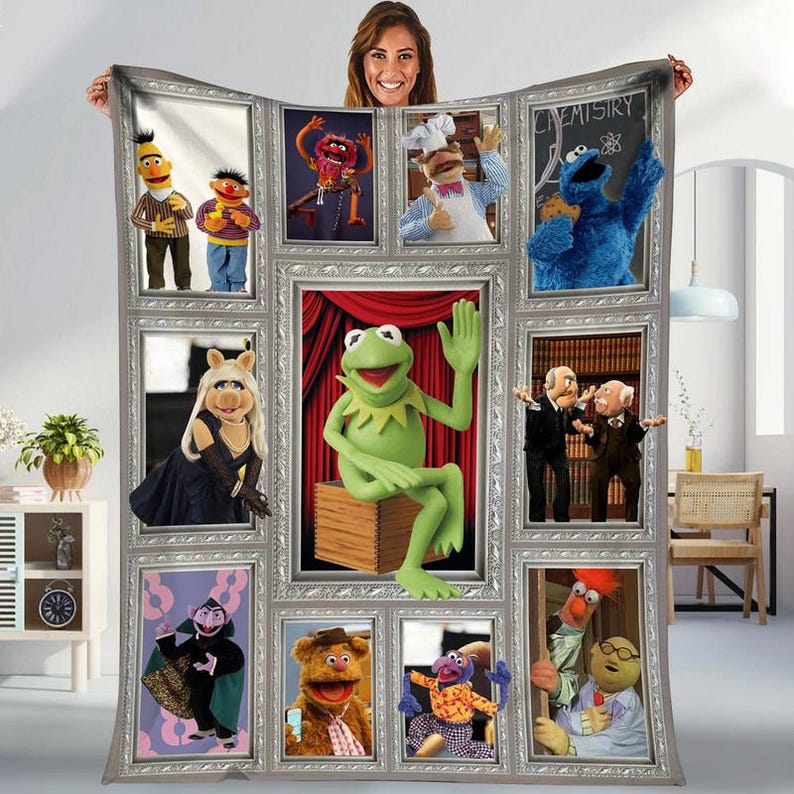 The Muppet Christmas Carol Fleece Blanket, Muppets Movie Blanket ...