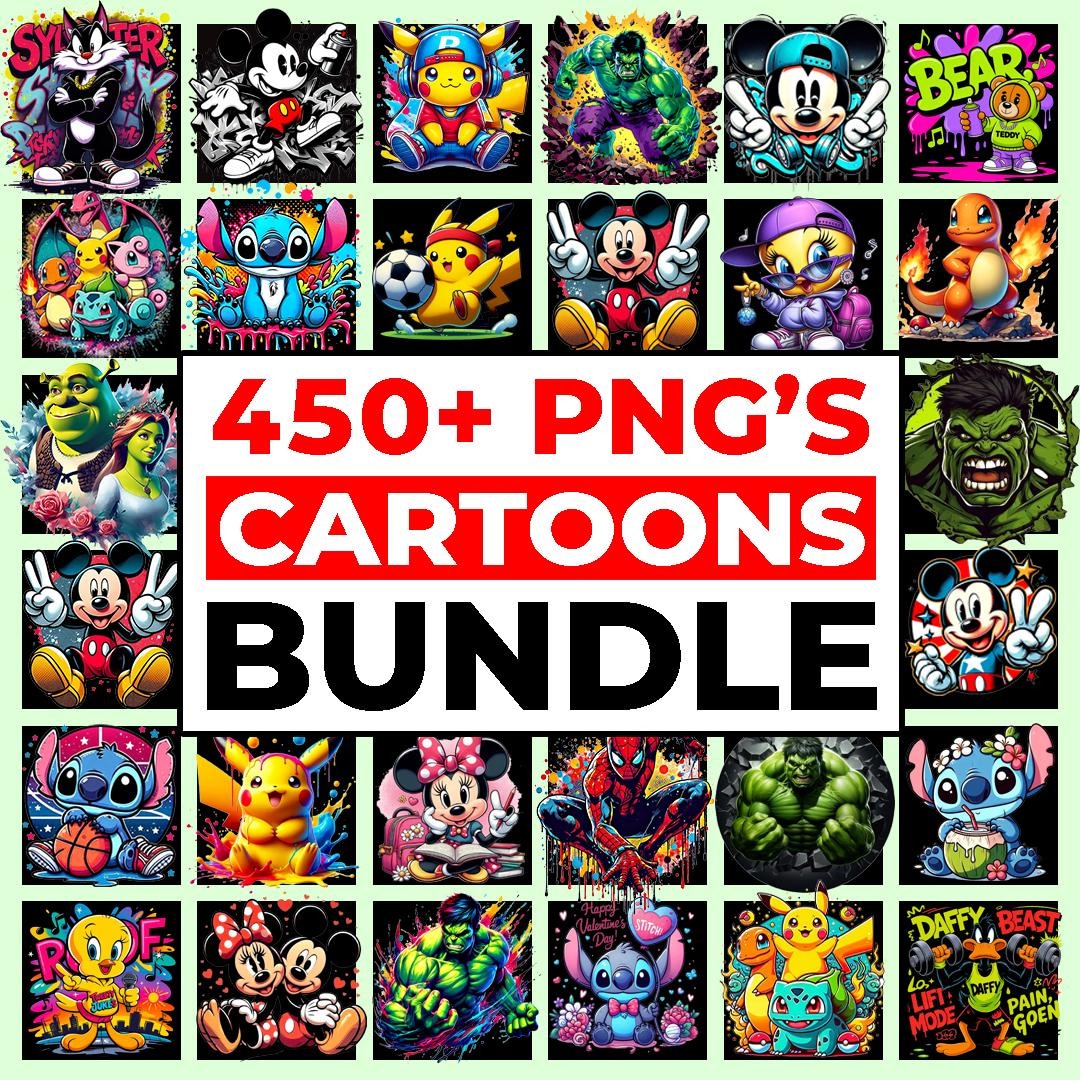 450+ Funny Cartoon Character Png, Retro Cartoon Png, 90s Cartoon Svg ...