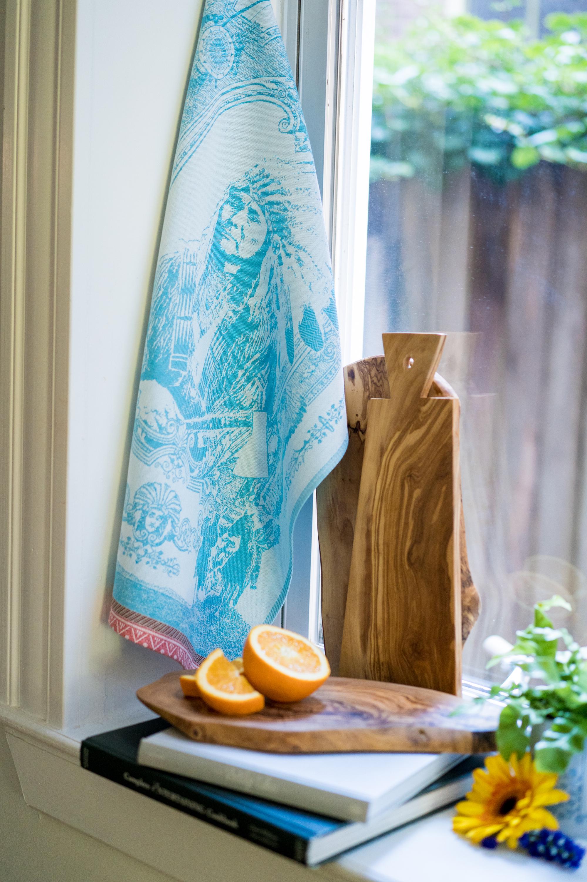 Jacquard Woven Cotton Tea Towel: Native American Indian Chief - Etsy