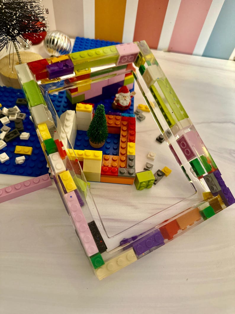 LEGO Resin Frame 4x6 | Handmade Picture Display | Kids Room LEGO Decor ...