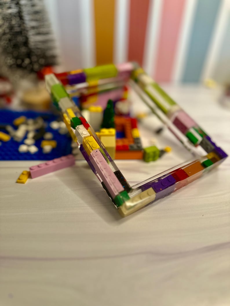 LEGO Resin Frame 4x6 | Handmade Picture Display | Kids Room LEGO Decor ...