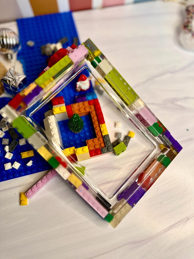 LEGO Resin Frame 4x6 | Handmade Picture Display | Kids Room LEGO Decor ...
