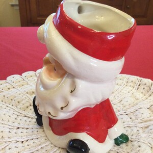 Very Charming Vintage Santa Claus Planter, Sweet Face Smiling Santa ...