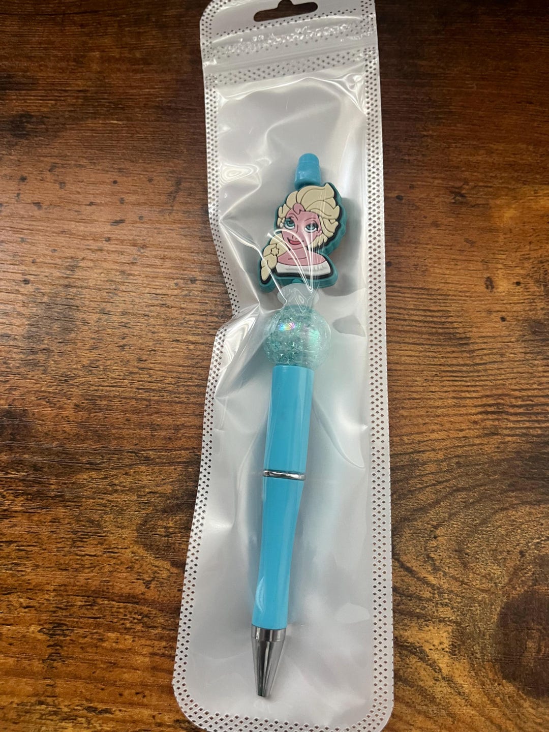 Elsa the Ice Queen Beaded Pen - Etsy