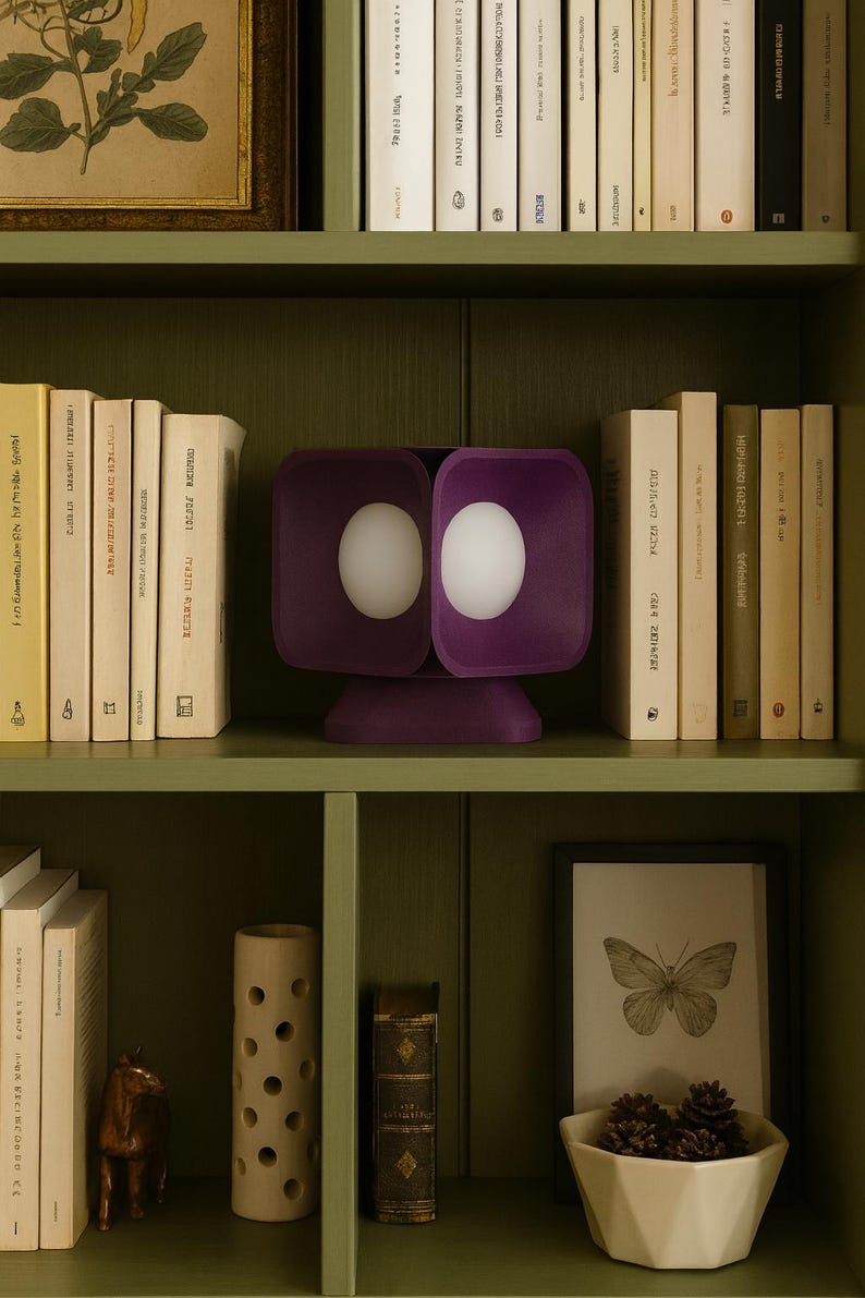 Sculptural Table Lamp: Minimalist Geometric Abstract Lighting - Etsy