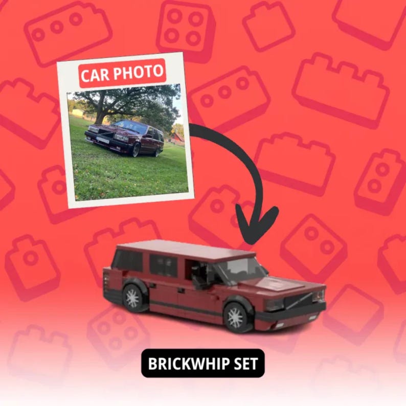 Custom LEGO Car Model, Personalized Car Gift, Your Car to LEGO Build ...