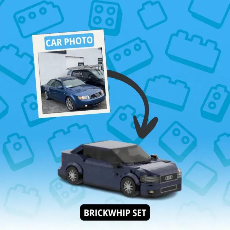 Custom LEGO Car Model, Personalized Car Gift, Your Car to LEGO Build ...