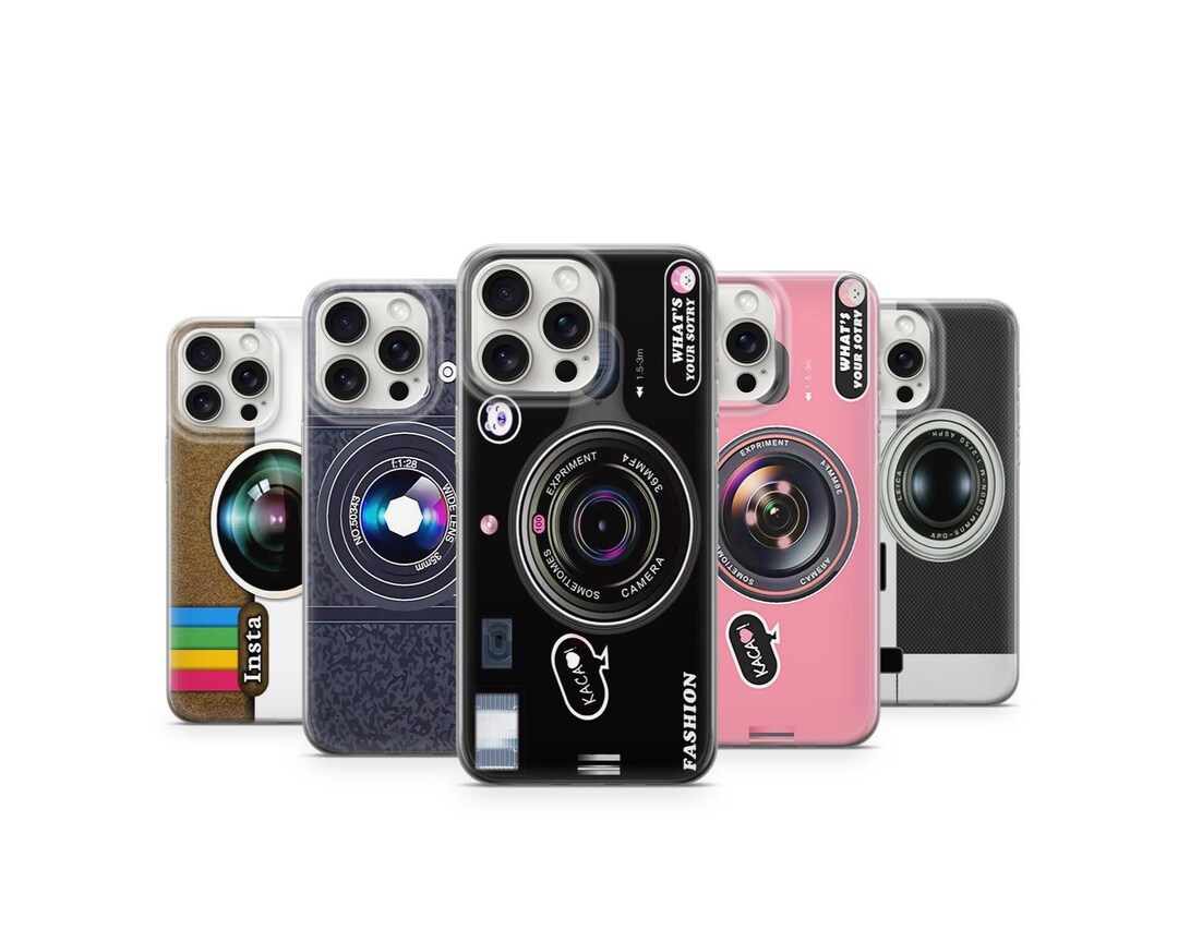 Kawaii Camera Phone Case: Pink, Photography Lover - Etsy