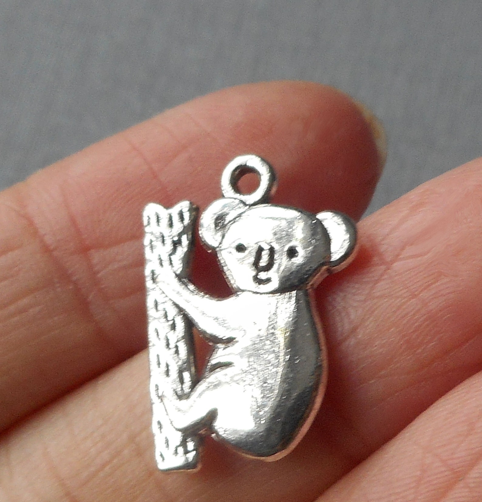 6pcs-silver tone Koala charm-silver tone Australian | Etsy