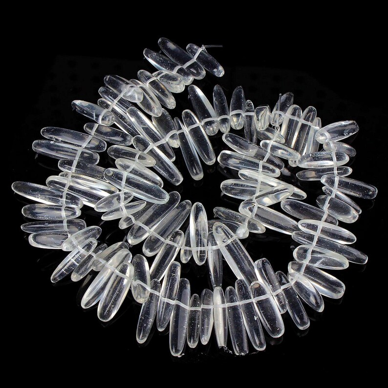 10pcs a Set-natural Clear Crystal Sticks Crystal Gemstone | Etsy