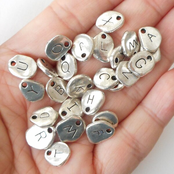 Alphabet Charms - Etsy