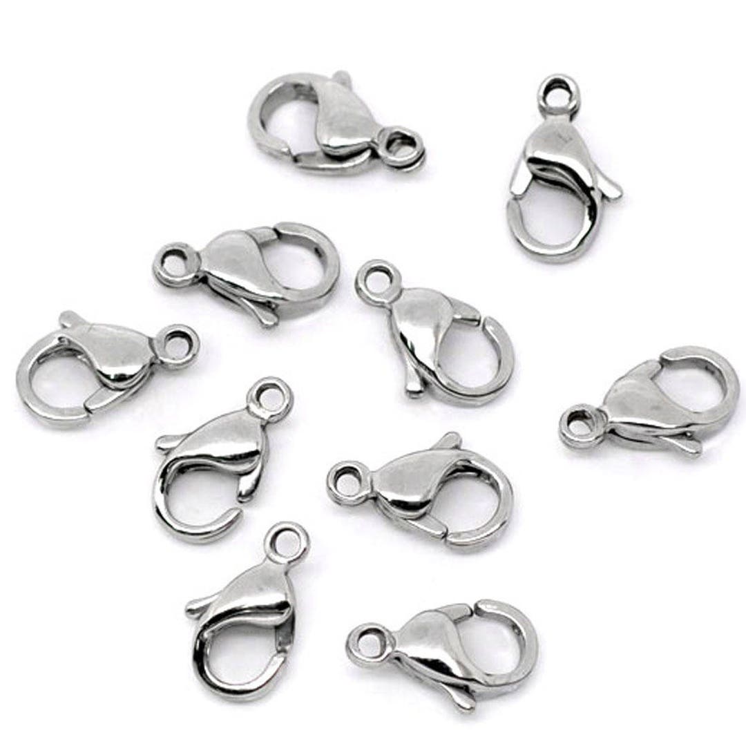 10pcs-stainless Steel Lobster Clasp, Small Lobster Clasp for DIY ...