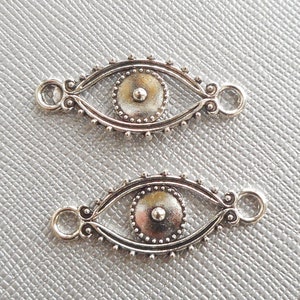 6pcs- 1.25" Eye Connector, 2 Loop Eye Connector-pick the Color - Etsy