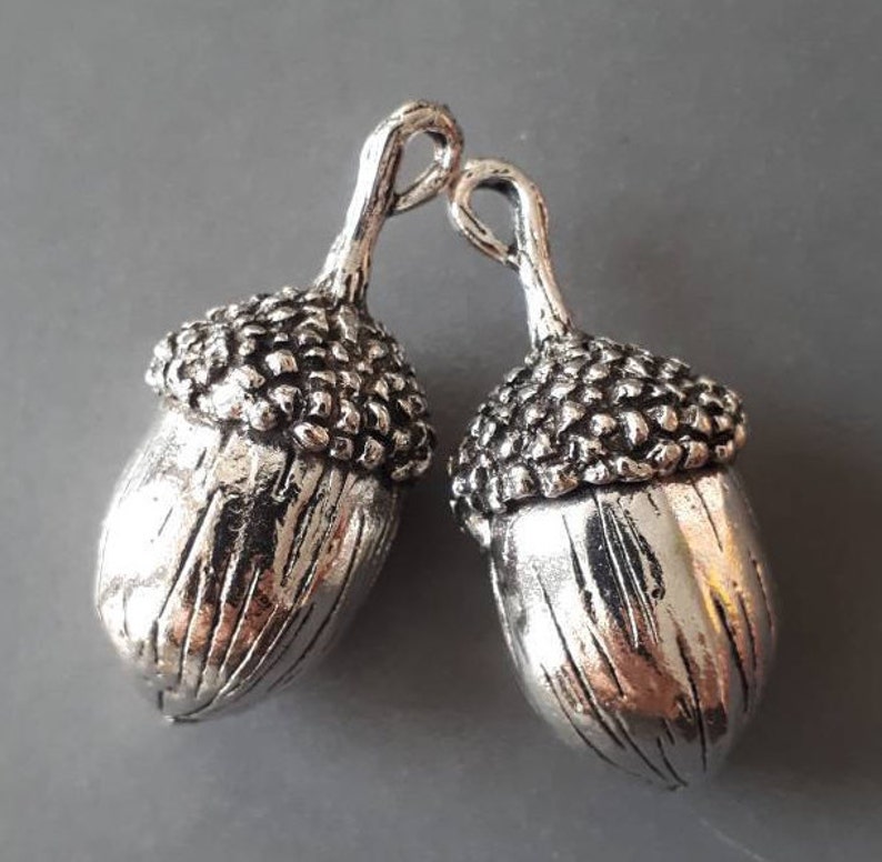 1pc-1.5 Large 3D Bronze Tone Acorn Charm Brass Acorn - Etsy