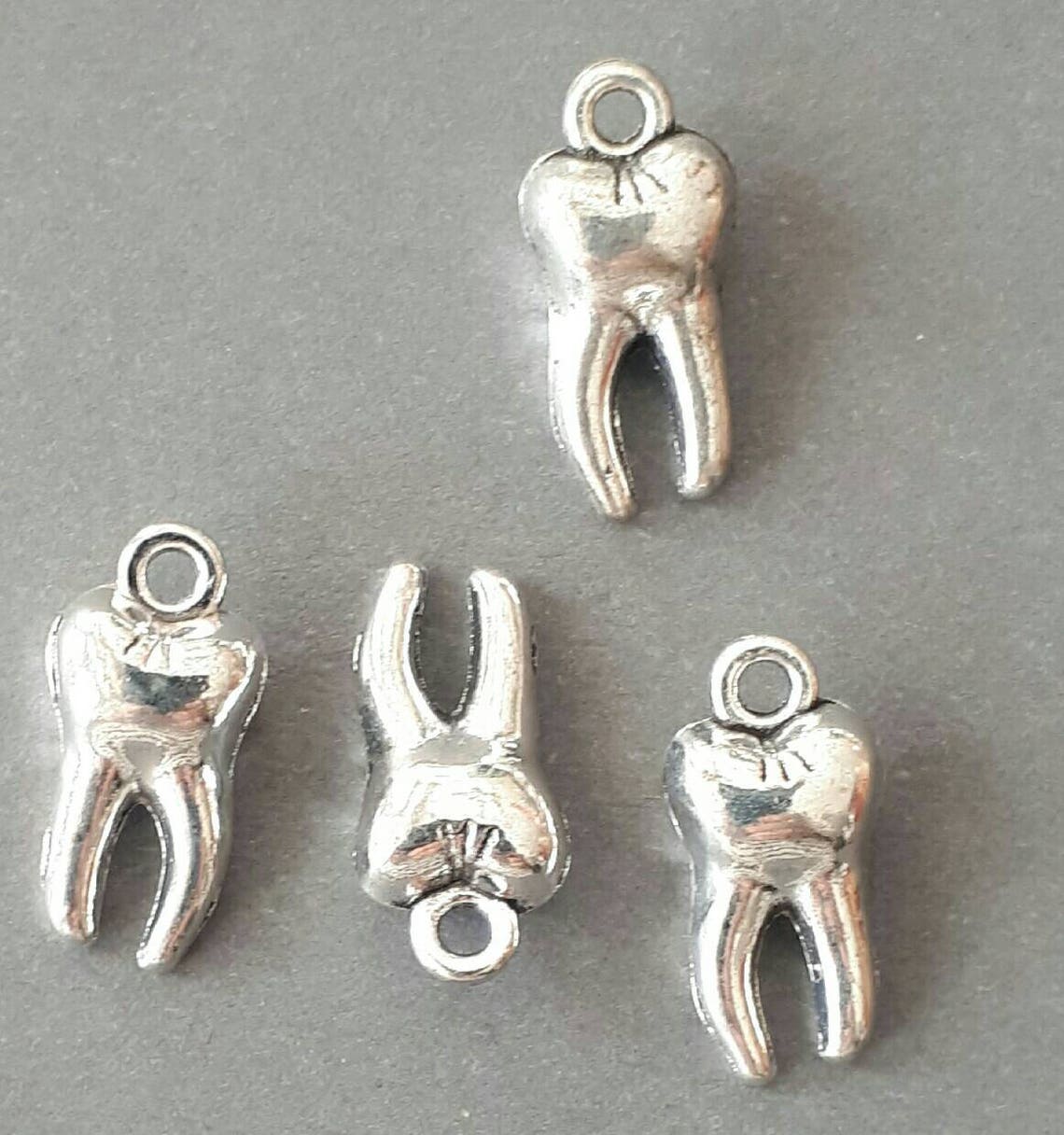 8pcs-Teeth charm dental clinic charm dental charmfangs | Etsy