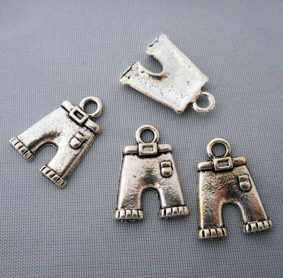 8pcs-silver Tone Pants Charm, Jeans Charm - Etsy