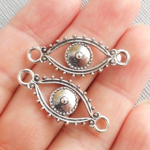 6pcs- 1.25" Eye Connector, 2 Loop Eye Connector-pick the Color - Etsy