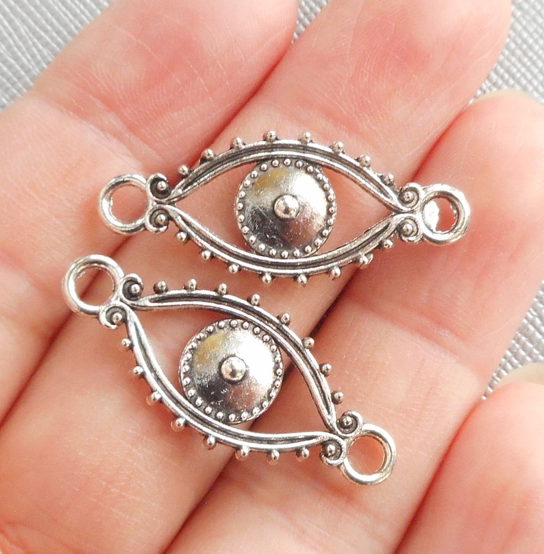 6pcs 1.25 Brass Eye Connector 2 Loop Brozne Tone Eye - Etsy Denmark