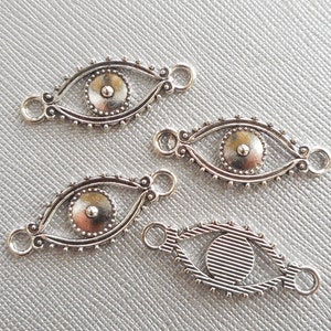 6pcs- 1.25" Eye Connector, 2 Loop Eye Connector-pick the Color - Etsy