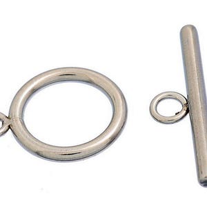 10pcs, 5 Sets-silver OT Toggle-antique Silver/tibetain Silver Bracelet ...