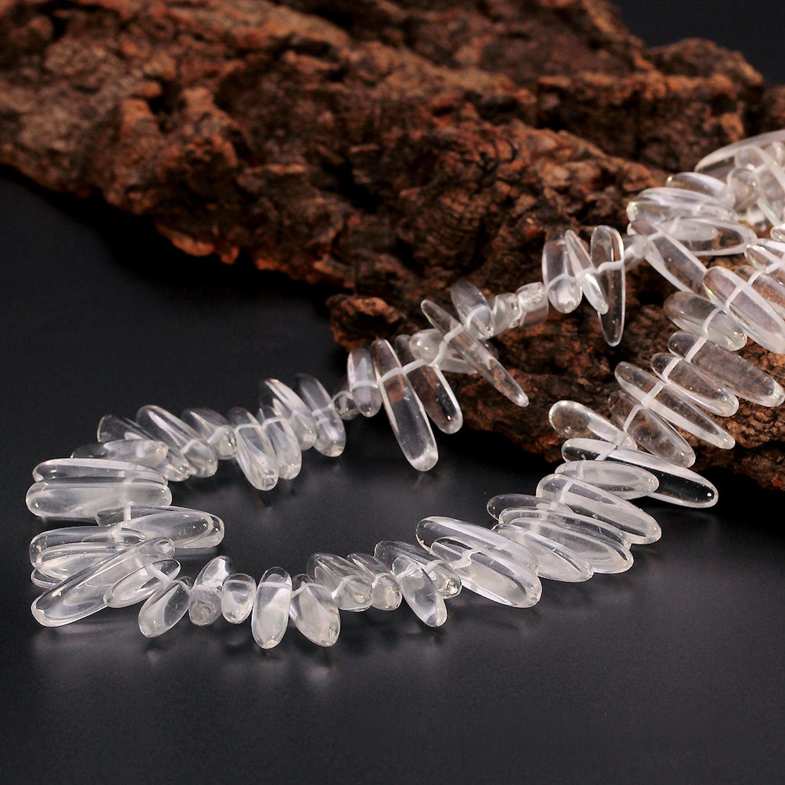 10pcs a Set-natural Clear Crystal Sticks Crystal Gemstone | Etsy