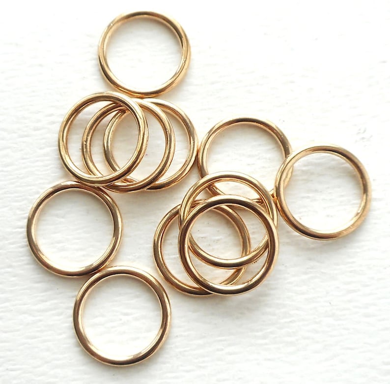 10pcs-18mm Closed Metal Jump Rings Split Rings Connector - Etsy Sweden